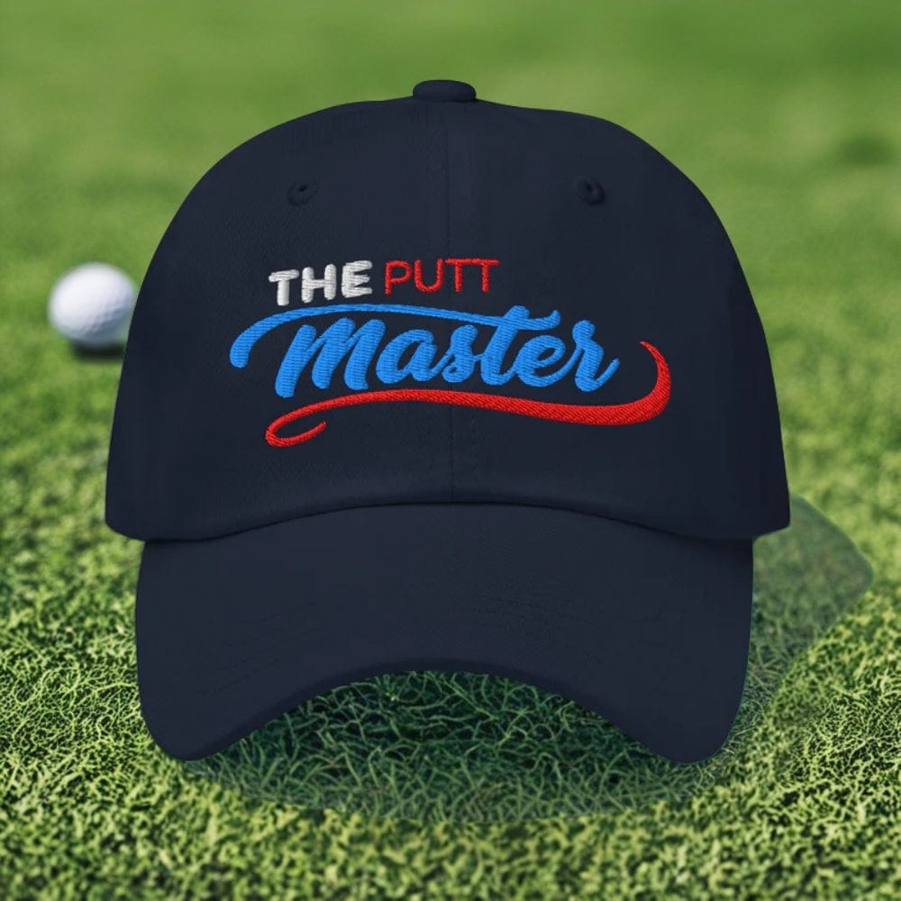The Putt Master Sparkling Design Embroidered Golf Cap | Funny Golf Tee ...