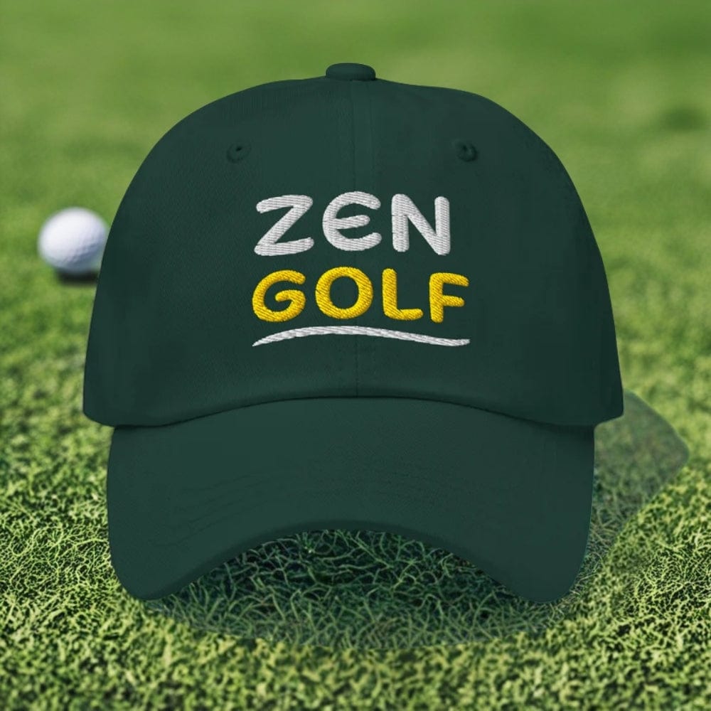 Zen Golf Embroidered Golf Cap | Funny Golf Tee for Off-Course Laughs ...